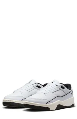 JORDAN Flight Court Sneaker - White/ Black/ Sail
