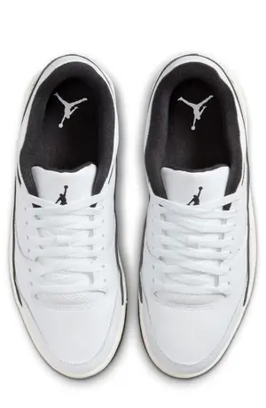 JORDAN Flight Court Sneaker - White/ Black/ Sail