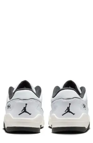 JORDAN Flight Court Sneaker - White/ Black/ Sail
