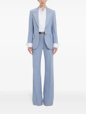 Victoria Beckham Single-breasted Blazer - Blue