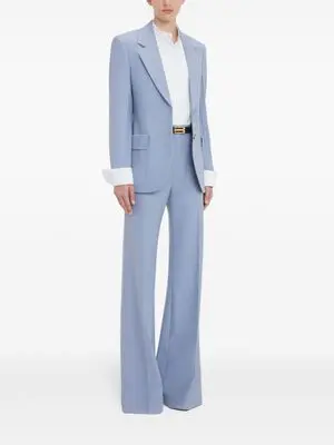 Victoria Beckham Single-breasted Blazer - Blue