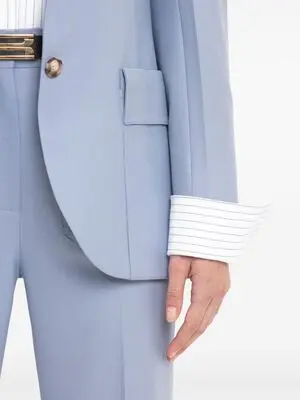 Victoria Beckham Single-breasted Blazer - Blue