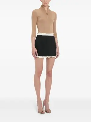 Victoria Beckham Ruched-detail Mini Skirt