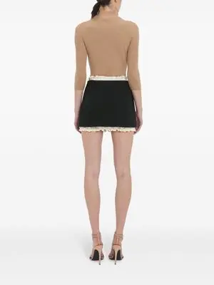 Victoria Beckham Ruched-detail Mini Skirt