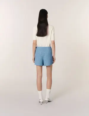 Maje Tweed Skort