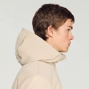 Sandro Nylon Windbreaker - Beige