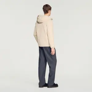 Sandro Nylon Windbreaker - Beige