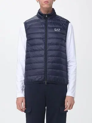 EA7 EA7 Padded Quilted Vest Blue