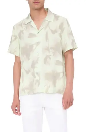 Bugatchi Jackson Abstract Print Camp Shirt