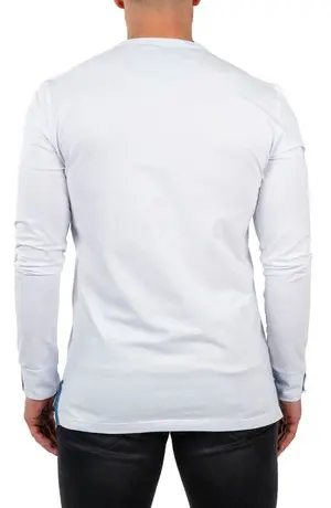 MACEOO Edison Solid V-neck Cotton Sweater