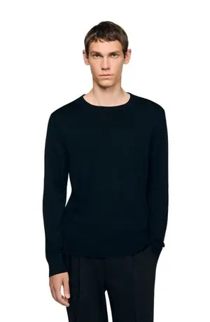 Sandro Fine Knit Sweaters For Men