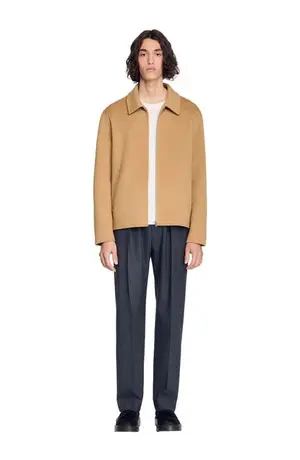 Sandro Double-faced Wool Jacket