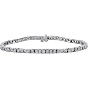 JULIANNA B. 3 1/7ct. T.w. Lab-grown Diamond 14k Tennis Bracelet - White Gold