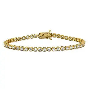 JULIANNA B. 2 1/2ct. T.w. Lab-grown Diamond Tennis Bracelet In 14k Gold - Yellow Gold
