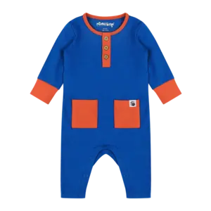 MIXED UP CLOTHING Baby Jumpsuit Romper - Blue/red