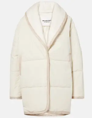 Isabel Marant Gally Cotton-blend Down Coat - Ivory