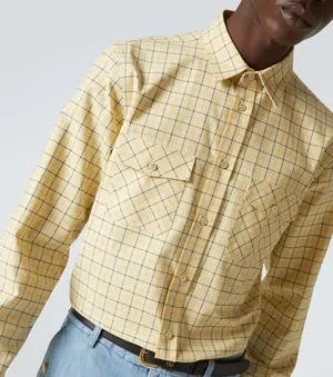 Valentino Garavani Checked Cotton Shirt