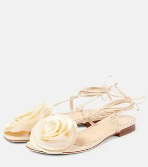 Magda Butrym Floral Leather Sandals