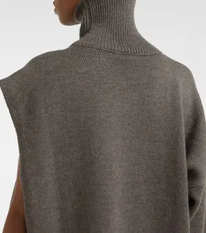 Alaïa Sided Virgin Wool Sweater
