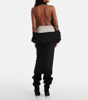 Alaïa Cut Out Midi Dress