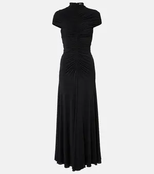 Alaïa Gathered Maxi Dress