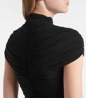 Alaïa Gathered Maxi Dress