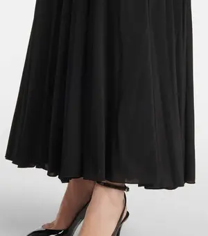 Alaïa Gathered Maxi Dress
