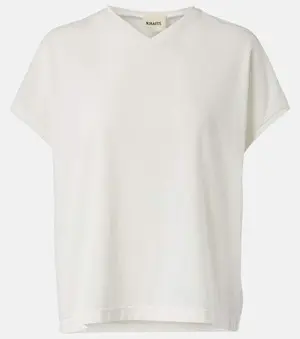 Khaite Devra Cotton-blend Top - White