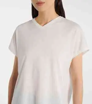 Khaite Devra Cotton-blend Top - White
