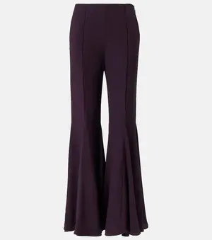 Chloe Silk Flared Trousers