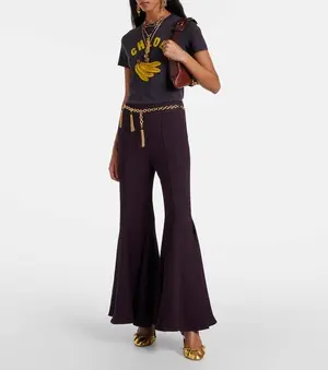 Chloé Cropped Flared Pants