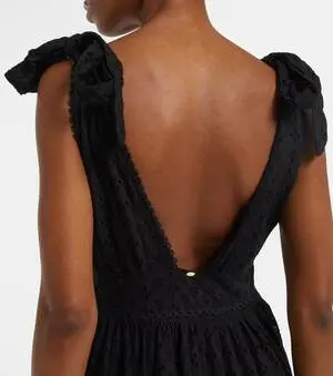 Poupette St Barth Cara Tiered Cotton Maxi Dress