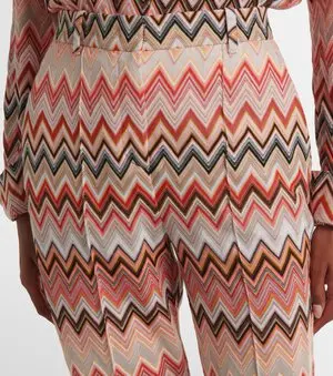 Missoni Zigzag Cotton-blend Straight Pants