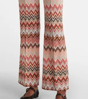 Missoni Zigzag Cotton-blend Straight Pants