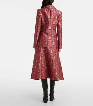 La DoubleJ 24/7 Cotton Jacquard Blazer - Multicoloured