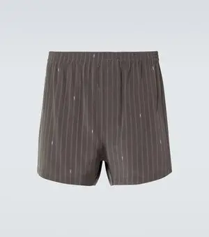 Saint Laurent Silk Boxer Briefs - Grey