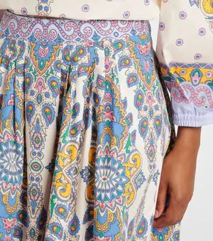 Etro Paisley Printed Midi Skirt - Multicoloured