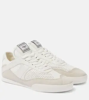 Chloé Chloé Chloé Kick Leather Low-Top Sneakers White