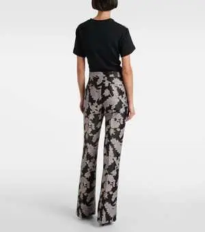 La DoubleJ Saturday Night Jacquard Bootcut Pants
