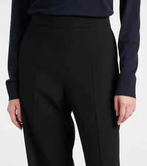 THE ROW Dina Wool-blend Straight Pants