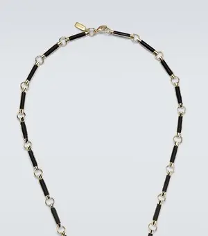FOUNDRAE Ever Growing & Vivacity 18kt Necklace With Onyx