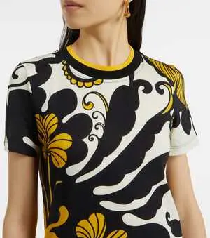 La DoubleJ Floral Cotton Midi Dress - Multicoloured