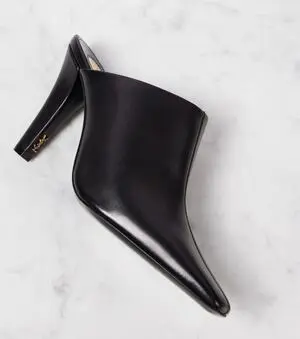 Saint Laurent Jill 95 Leather Mules