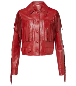 Chloé Fringed Leather Jacket