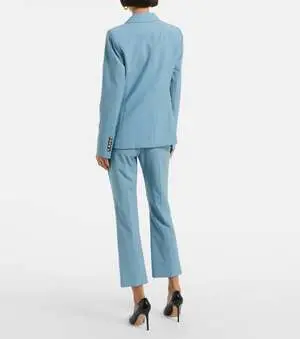 Veronica Beard Miller Wool-blend Blazer - Blue