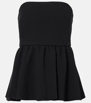 Max Mara Sable Bustier Top - Black