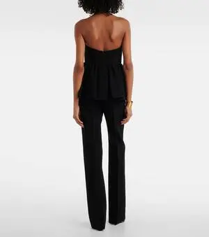Max Mara Sable Bustier Top - Black