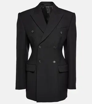 Wardrobe.NYC Wool Blazer - Black