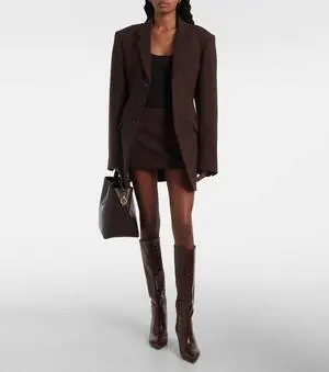 Wardrobe.NYC Wool Blazer - Brown