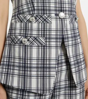 Veronica Beard Tamara Plaid Vest